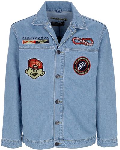 Blue Propaganda Jackets for Men | Lyst