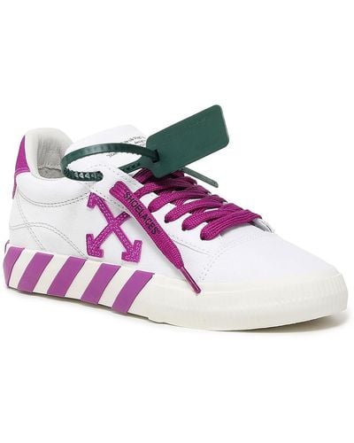 Off White Low Vulcanized Canvas Sneakers for Women - Up to 46% off | Lyst