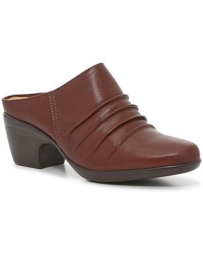 Chocolate Brown Mule shoes for Women | Lyst