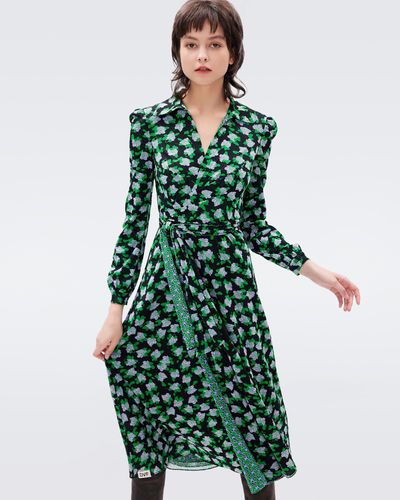 Green Diane von Furstenberg Dresses for Women | Lyst