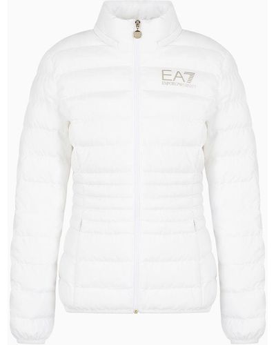 White EA7 Jackets for Women | Lyst