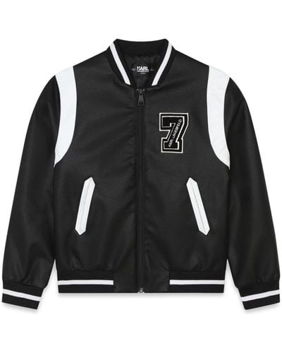 Black Karl Lagerfeld Jackets for Women | Lyst