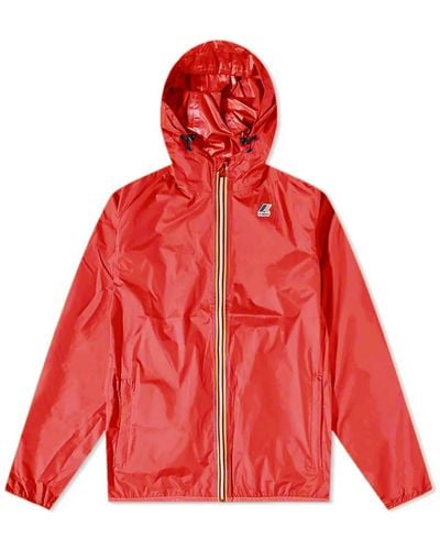 Red K-Way Jackets for Men | Lyst