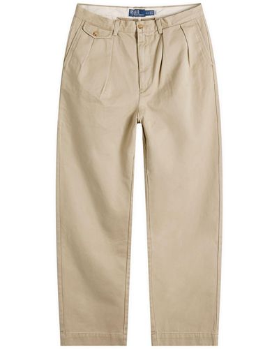 Natural Polo Ralph Lauren Pants for Men | Lyst