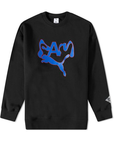 Blue PUMA Sweaters and knitwear for Men | Lyst