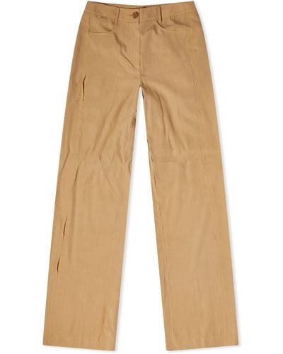 Natural Rejina Pyo Pants, Slacks and Chinos for Women | Lyst