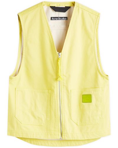 Yellow Waistcoats and gilets for Men | Lyst