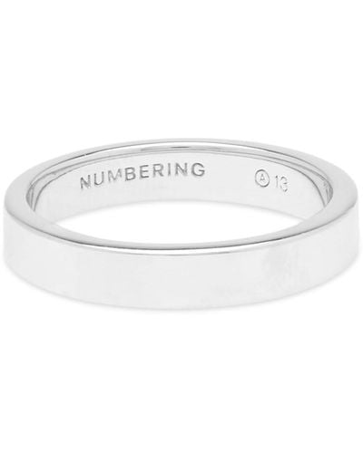 White NUMBERING Rings for Men | Lyst