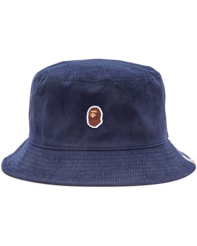 Blue A Bathing Ape Hats for Men | Lyst