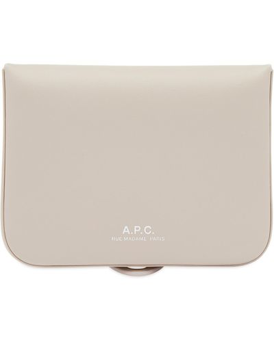 Natural A.P.C. Wallets and cardholders for Men | Lyst