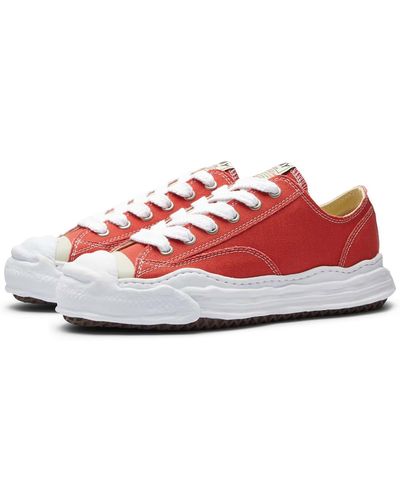 Red Maison Mihara Yasuhiro Sneakers for Men | Lyst