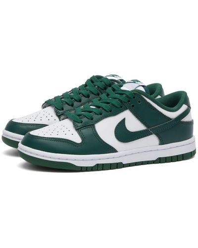 Green Nike Dunk Low Sneakers for Women - Up to 33% off | Lyst