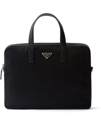 Black Prada Briefcases and laptop bags for Men | Lyst