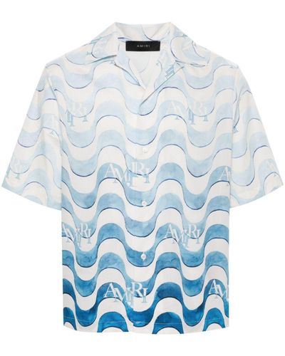 Blue Amiri Shirts for Men | Lyst