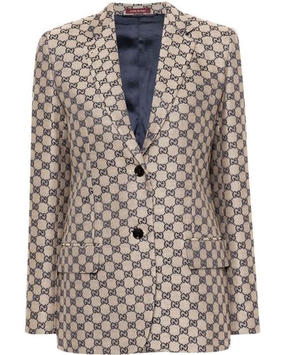 Brown Gucci Jackets for Women | Lyst
