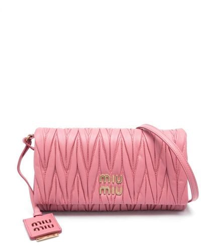 Pink Miu Miu Shoulder bags for Women | Lyst