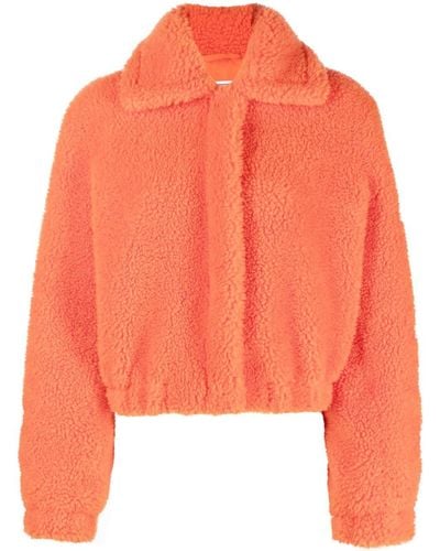 Orange Moschino Jeans Jackets for Women | Lyst