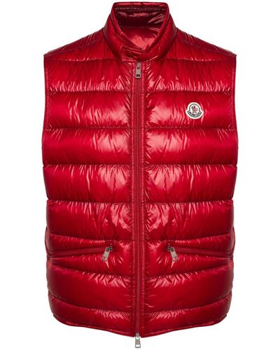 Red Moncler Jackets for Men | Lyst