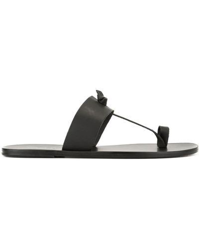 Black Ancient Greek Sandals Shoes For Men Lyst