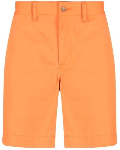 Orange Polo Ralph Lauren Shorts for Men | Lyst
