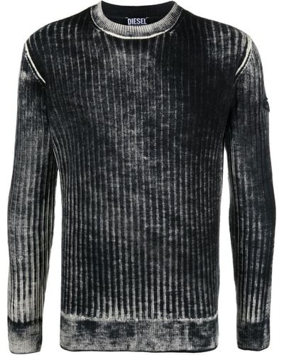 Black DIESEL Knitwear for Men | Lyst