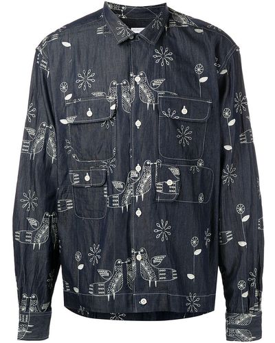 Gray Engineered Garments Shirts for Men | Lyst