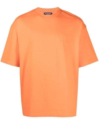 Take A Look About Orange Balenciaga T Shirt