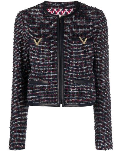Blue Valentino Garavani Jackets for Women | Lyst