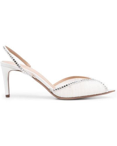 White Andrea Wazen Heels for Women | Lyst