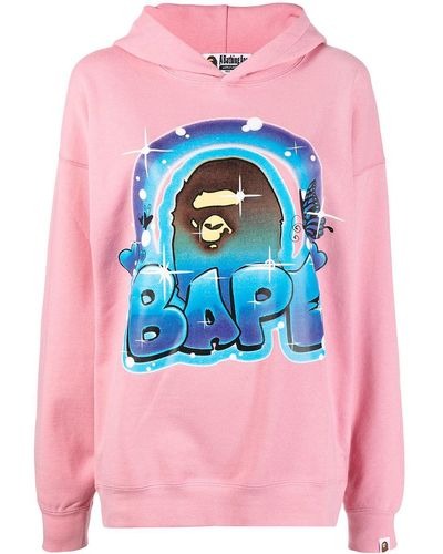 Pink A Bathing Ape Clothing for Women | Lyst