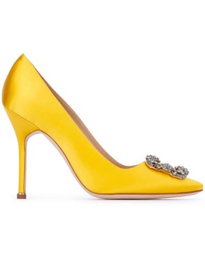 Yellow Pump shoes for Women | Lyst