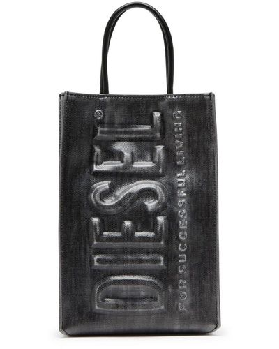 Black DIESEL Tote bags for Women | Lyst