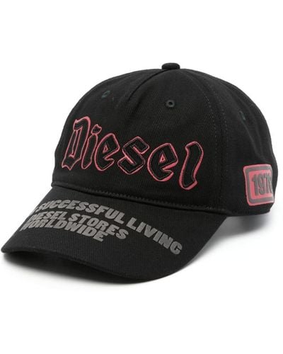 Black DIESEL Hats for Men | Lyst