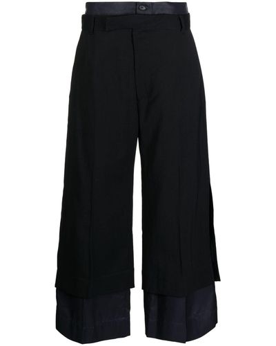 Black Plan C Pants for Women | Lyst