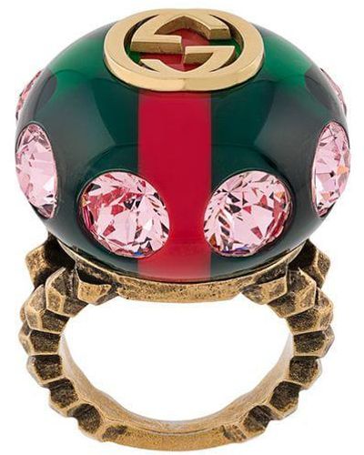 Green Gucci Earrings and ear cuffs for Women | Lyst