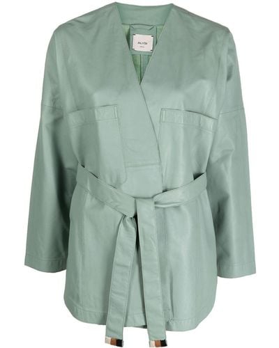 Green Leather jackets for Women | Lyst - Page 2