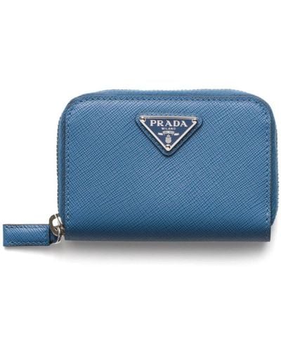Blue Prada Wallets and cardholders for Men | Lyst