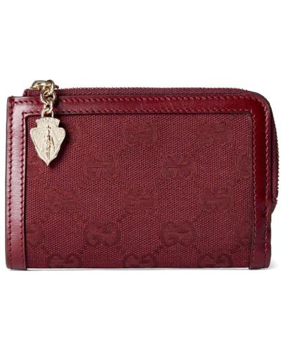 Red Gucci Wallets and cardholders for Women | Lyst