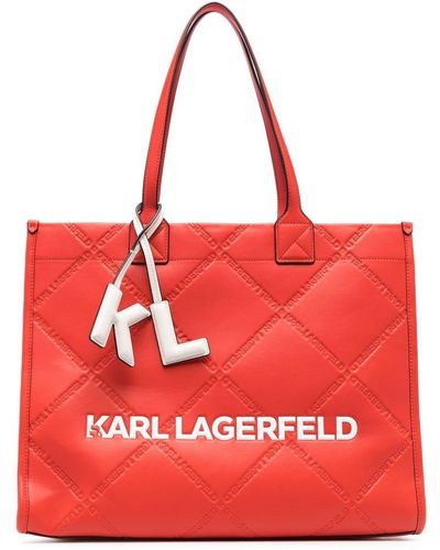 Red Karl Lagerfeld Tote bags for Women | Lyst