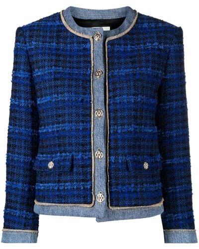 Blue Sandro Jackets for Women | Lyst