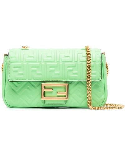 Green Fendi Shoulder bags for Women | Lyst