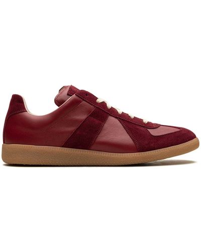 Red Maison Margiela Sneakers for Men | Lyst