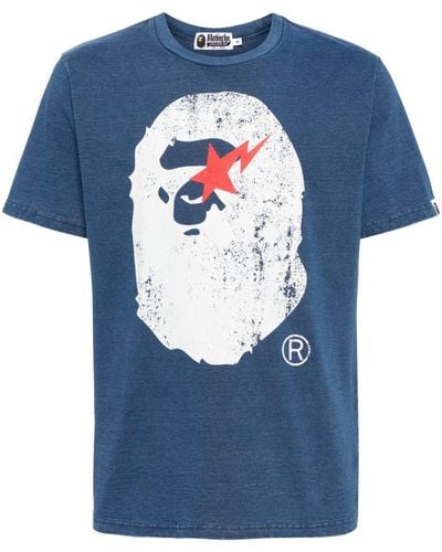 Blue A Bathing Ape Clothing for Men | Lyst