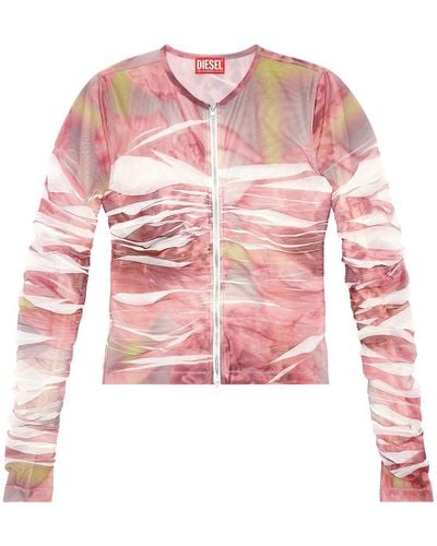 Pink DIESEL Sweaters and knitwear for Women | Lyst