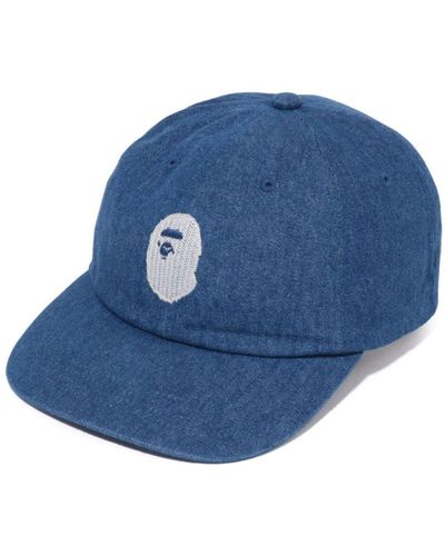Blue A Bathing Ape Hats for Men | Lyst