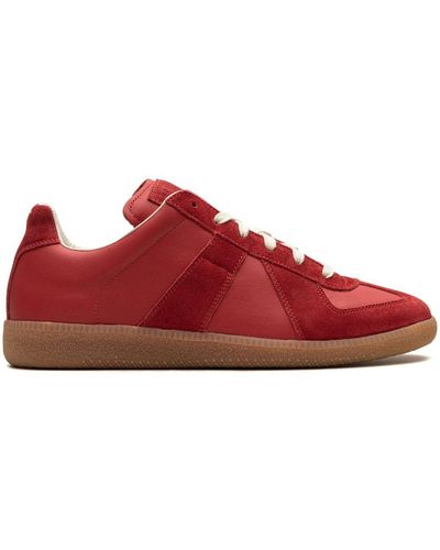 Red Maison Margiela Sneakers for Men | Lyst