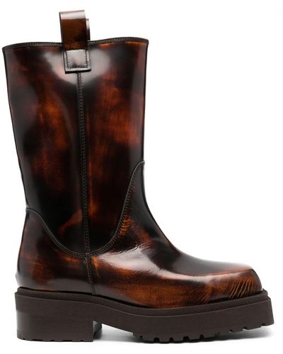 Distressed Brown Boots for Women - Up to 70% off | Lyst