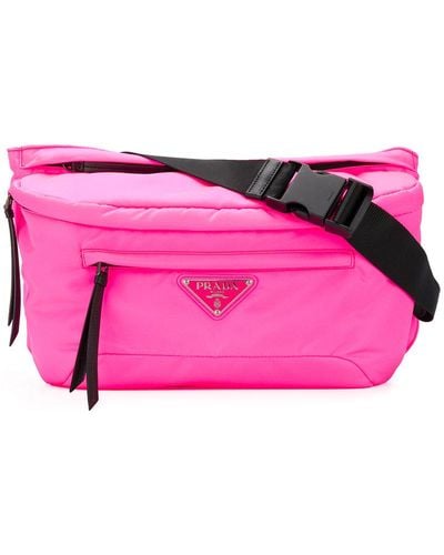 Pink Prada Belt bags, waist bags and fanny packs for Women | Lyst