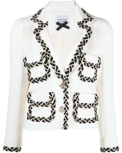 White Edward Achour Paris Jackets for Women | Lyst