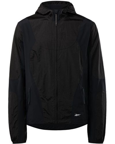 Black Reebok Jackets for Men | Lyst